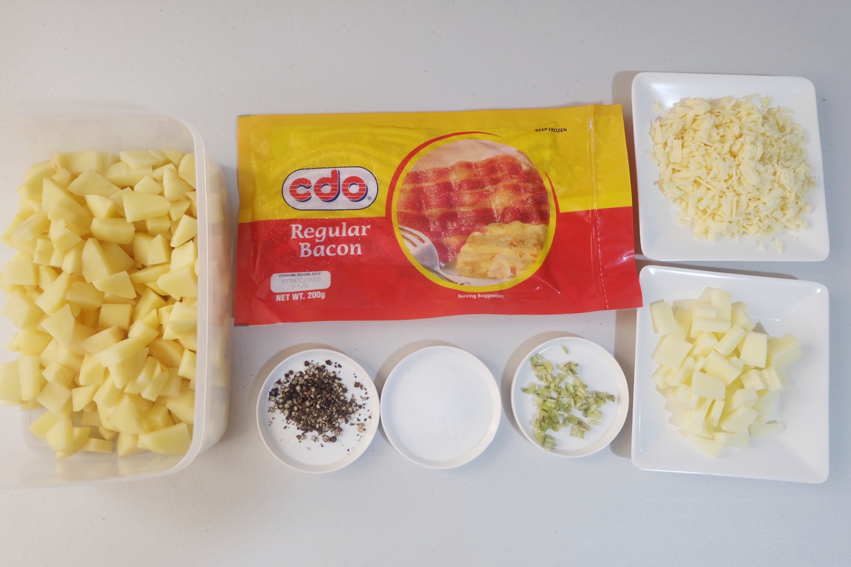 Crispy Bacon and Cheese Potatoes with CDO Bacon + Danes Cheese ...