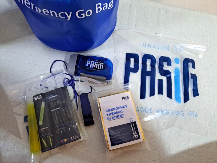 Pasig Ready: Every Family Receives an Emergency Go Bag! – WanderWoMom